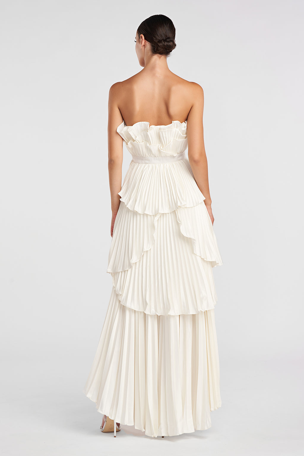 Judah Scallop Pleated Dress – AMUR