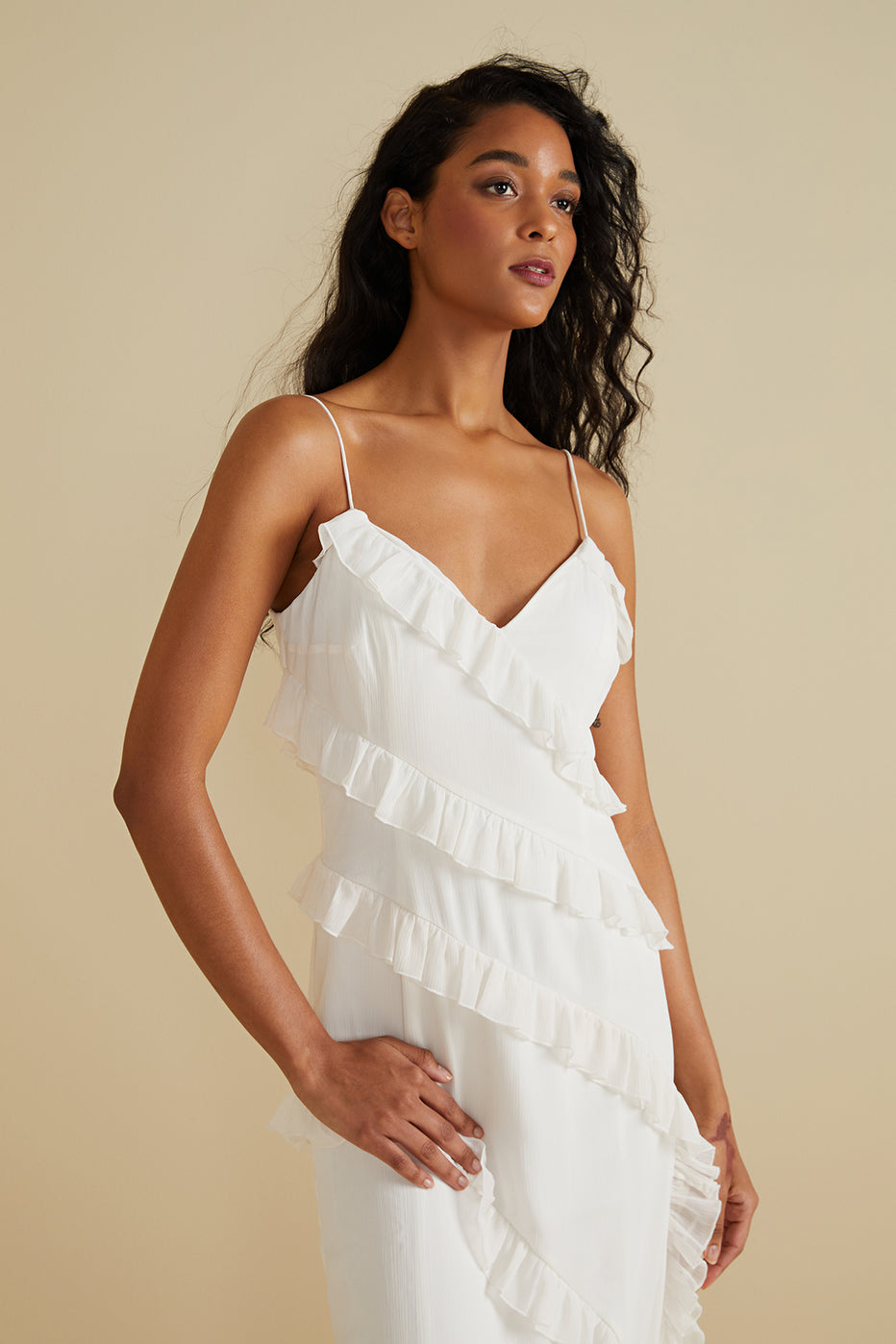 Chara Ruffle Gown – AMUR