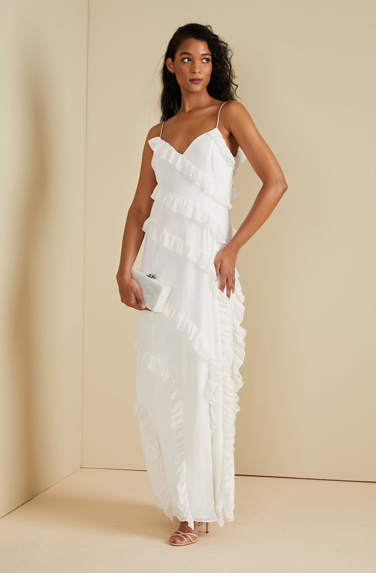 Chara Ruffle Gown – AMUR