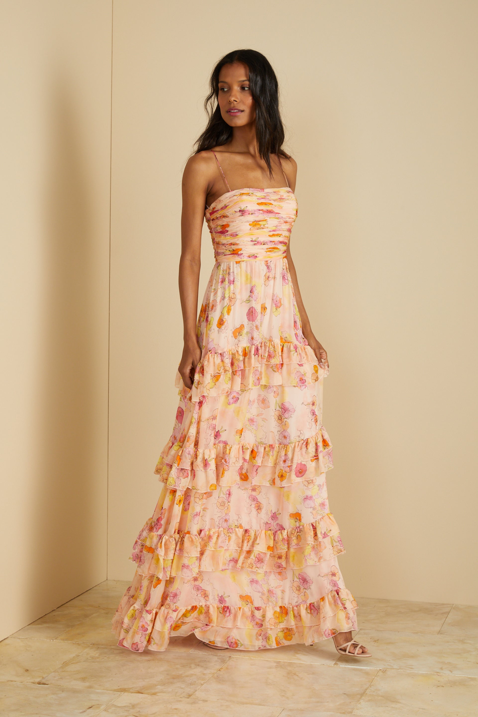 Mallory Tiered Gown – AMUR