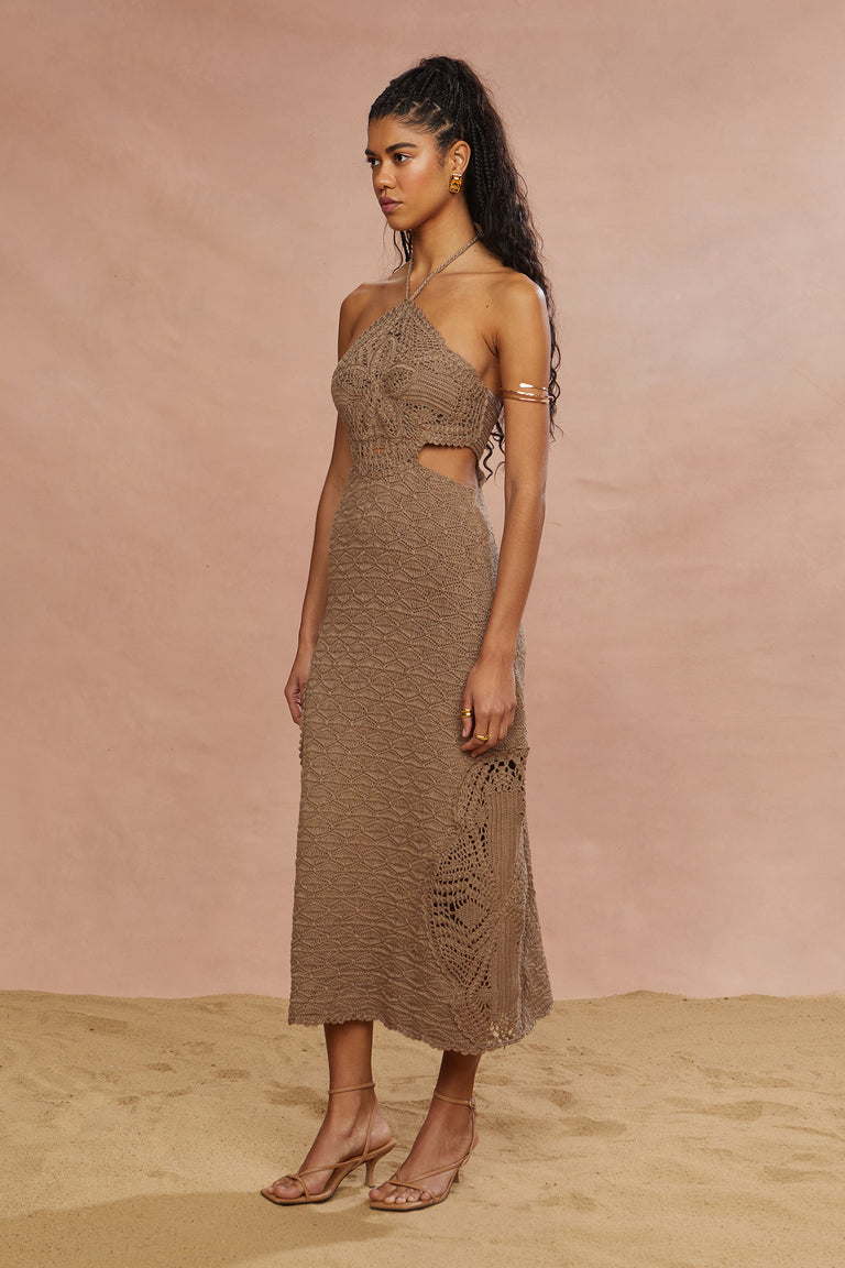 Clara Midi Knit Dress – AMUR