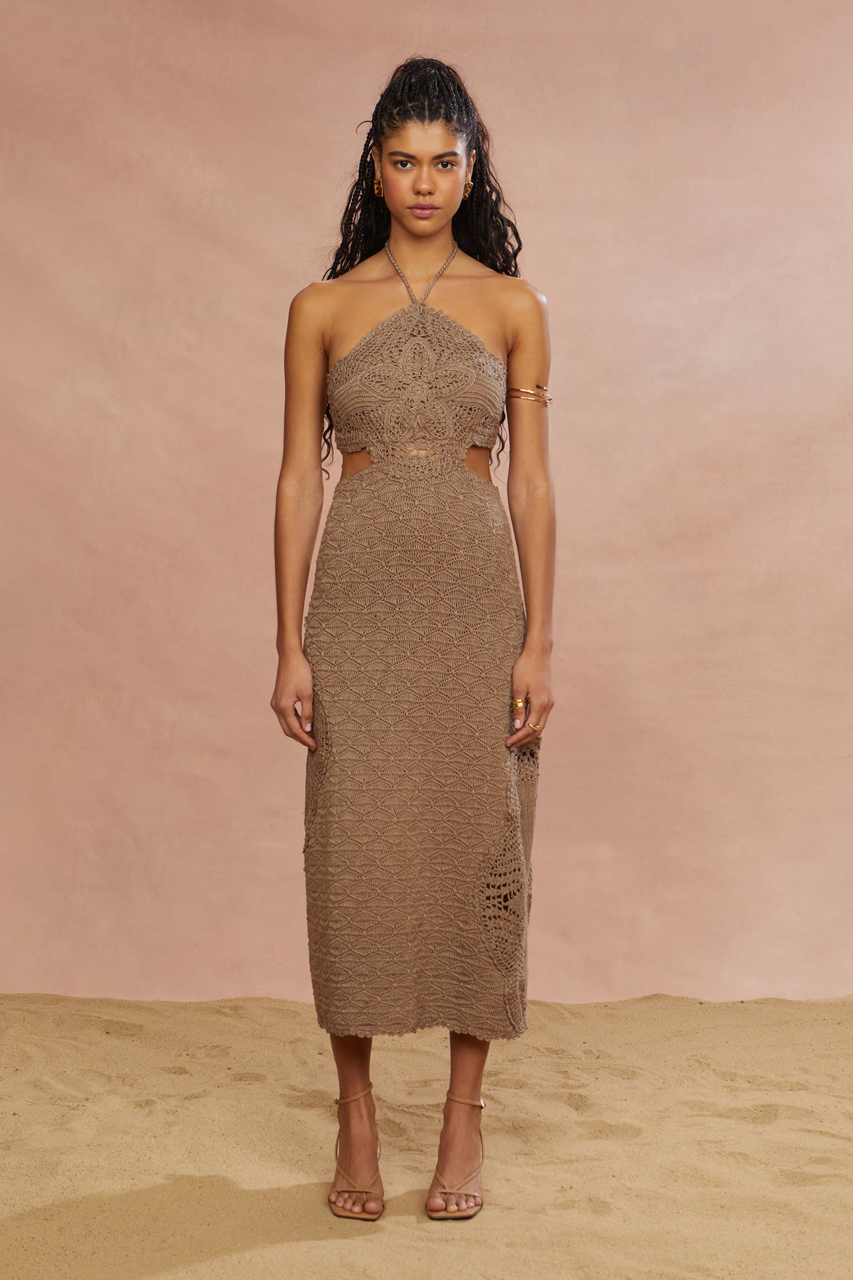 Clara Midi Knit Dress – AMUR