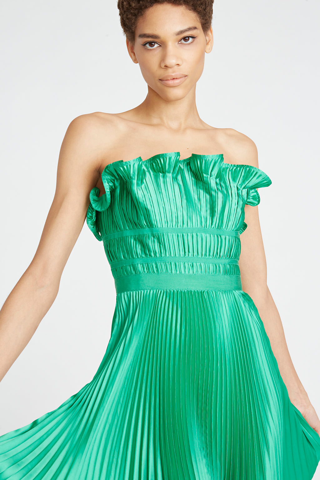 Giada Pleated Dress – AMUR